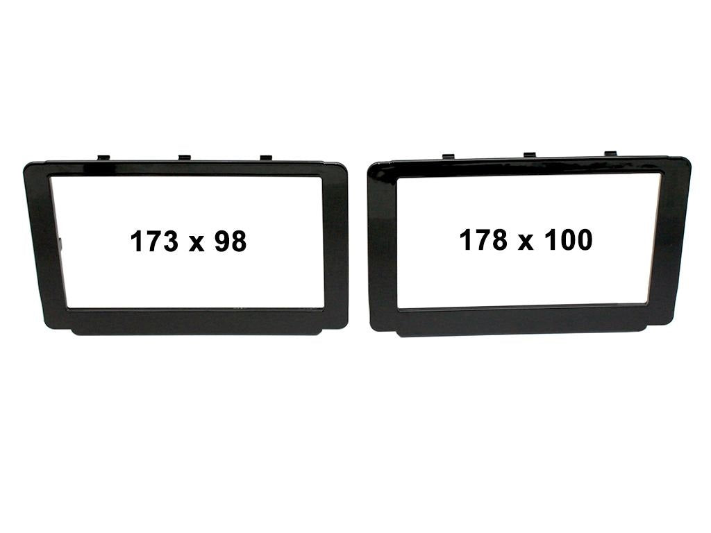 Fitting Kit Toyota Hilux Frames 2015 - 2018 Double Din (Gloss Black ...